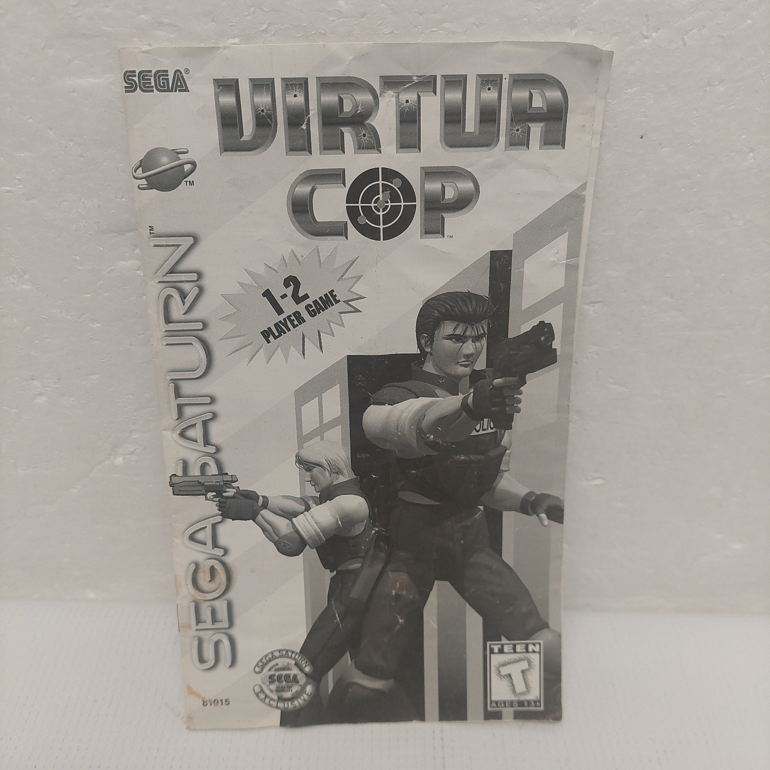 Virtua Cop Sega Saturn Instruction Manual ONLY – Retro Madness