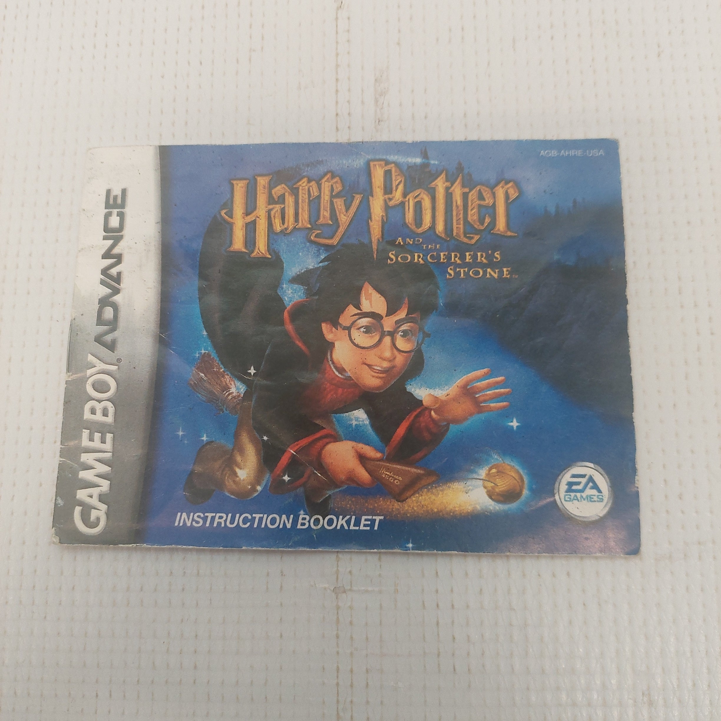 Nintendo Game Boy Advance Harry Potter and the Sorcerer's Stone Instru ...