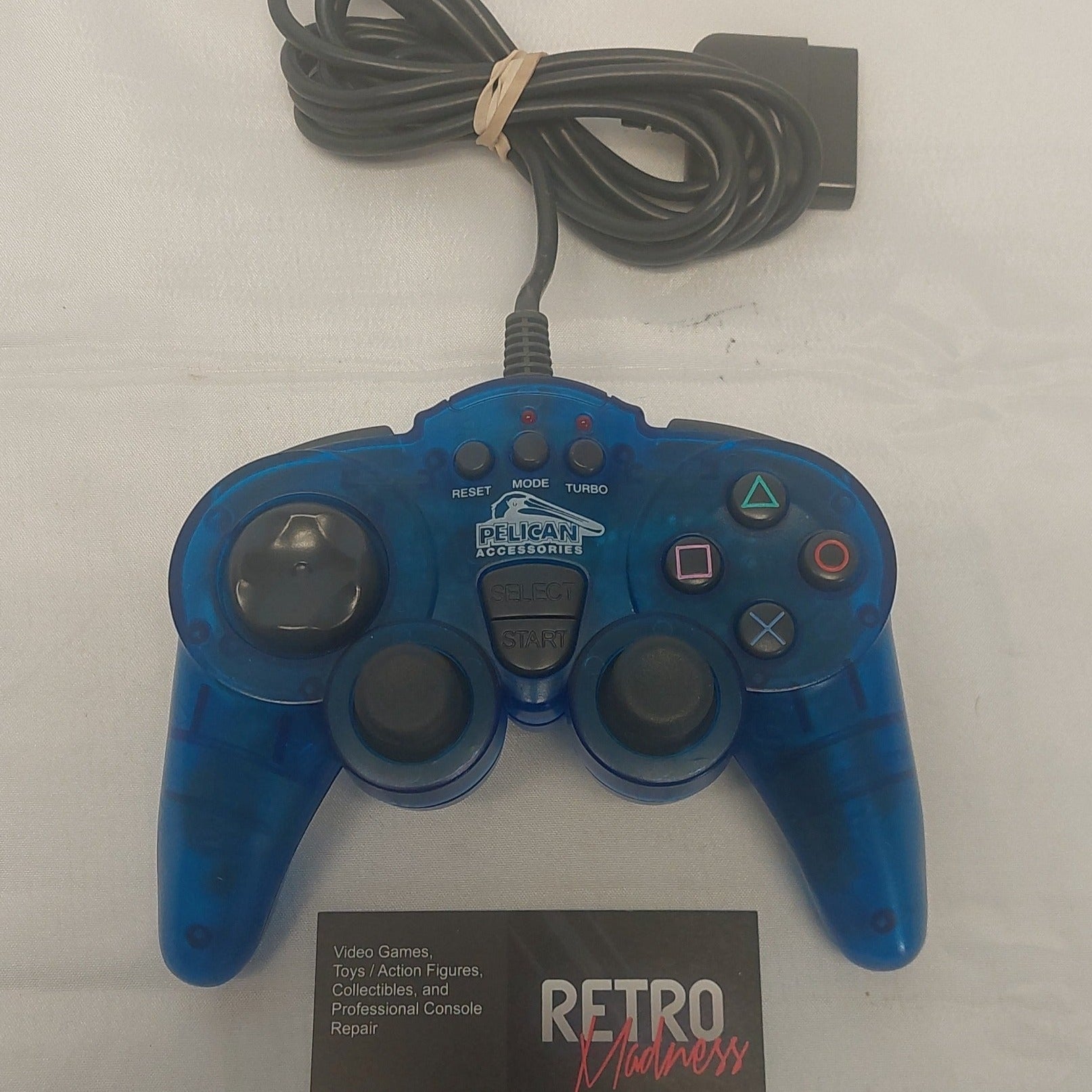 Pelican Accessories PlayStation Blue Wired Analog Controller Tested ...