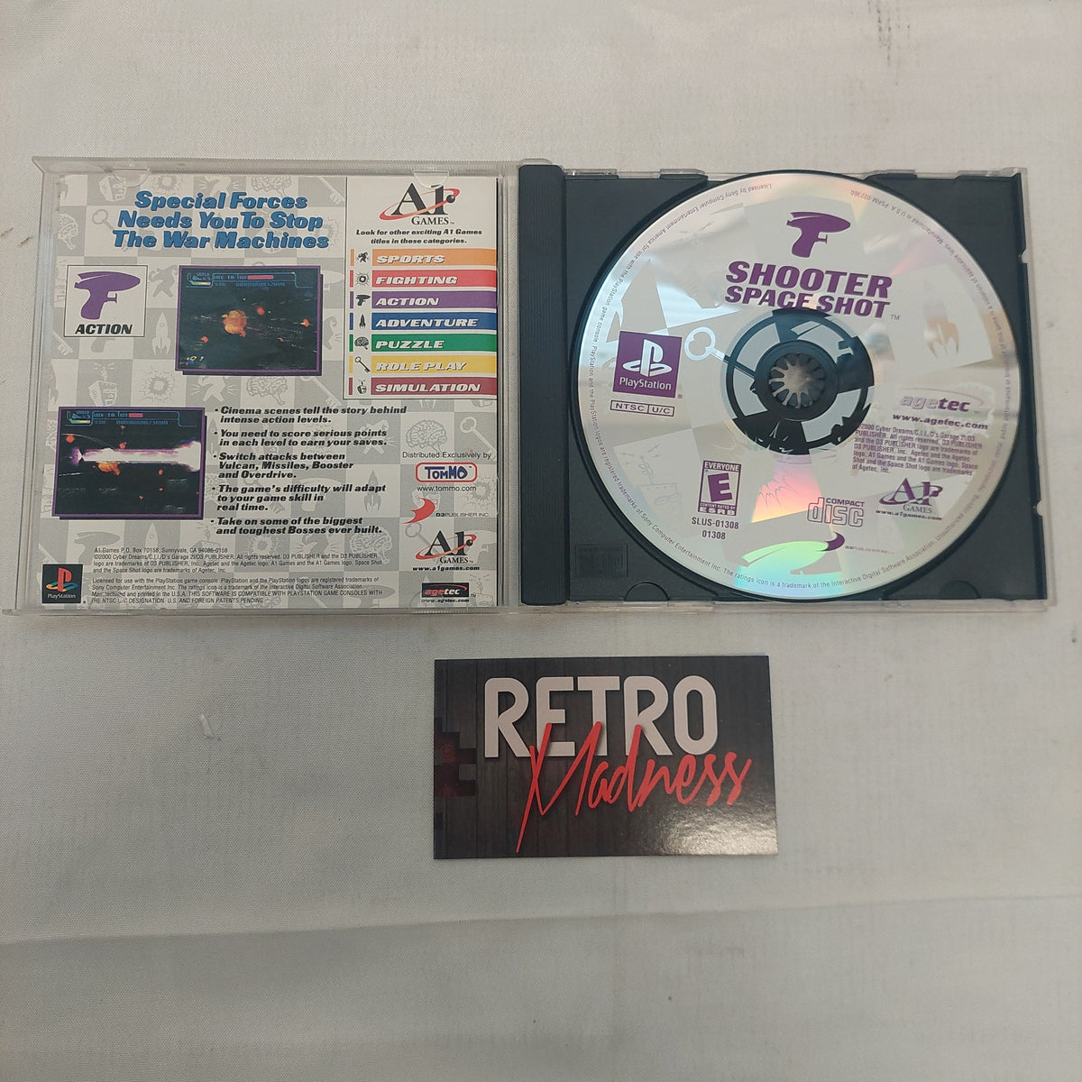 Sony PlayStation Shooter Space Shot Video Game Tested – Retro Madness