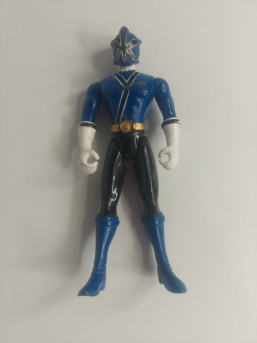 Power Rangers Samurai Blue Mega Ranger 4" Figure – Retro Madness