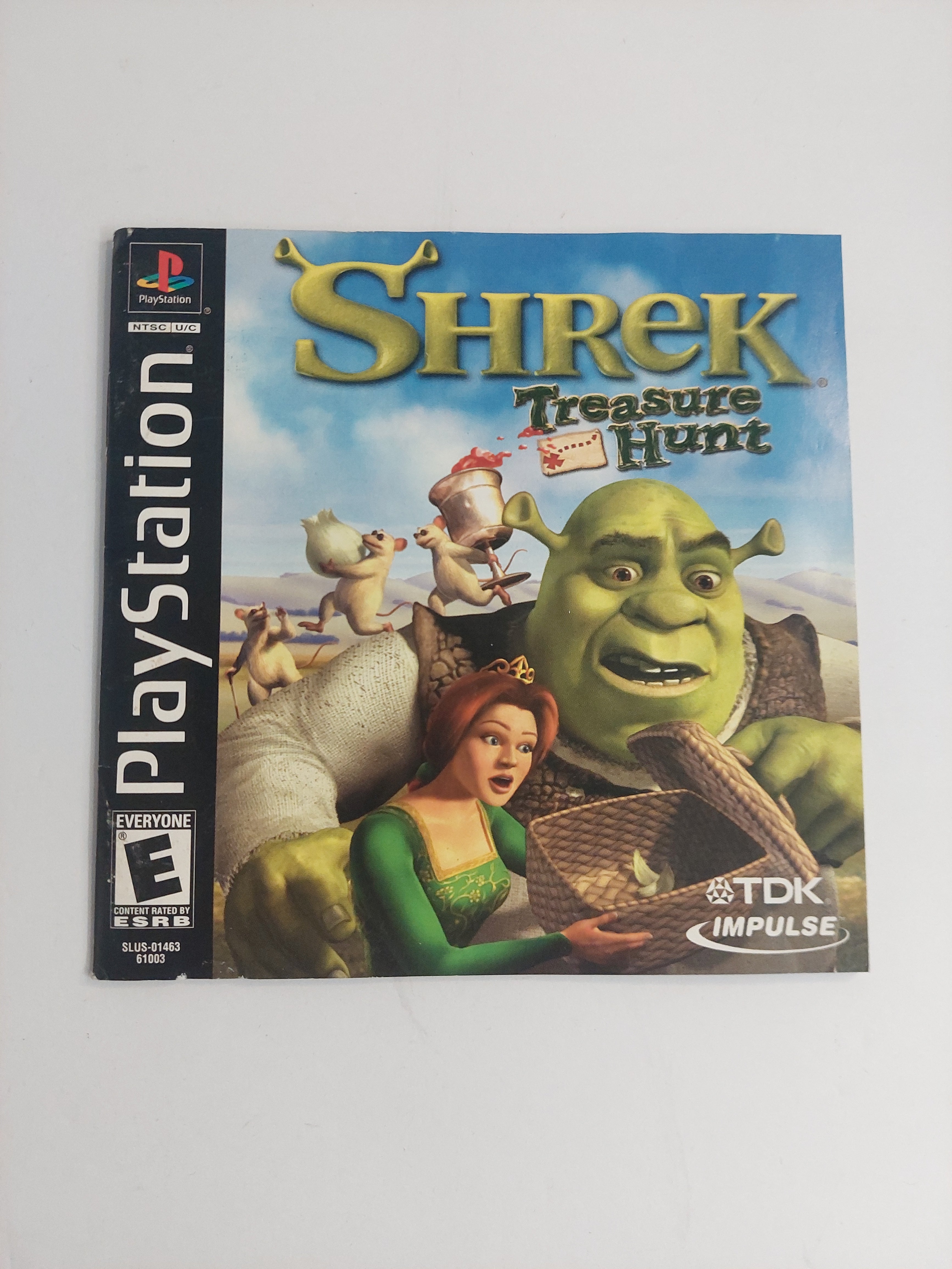 Sony PlayStation PS1 Shrek Treasure Hunt Manual ONLY – Retro Madness