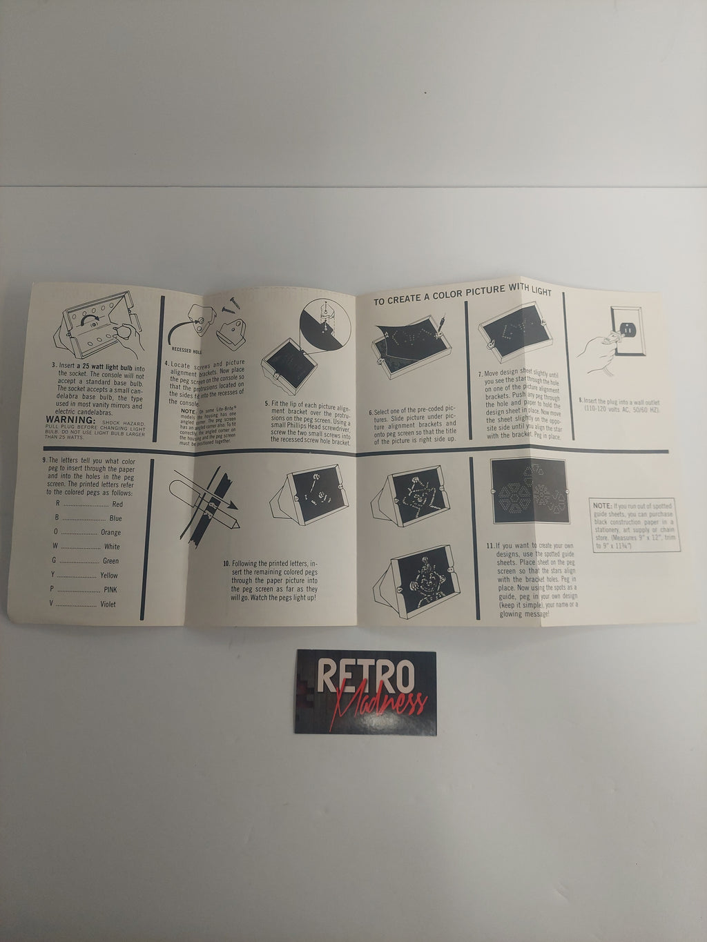 Vintage Assorted Instruction Sheets – Retro Madness