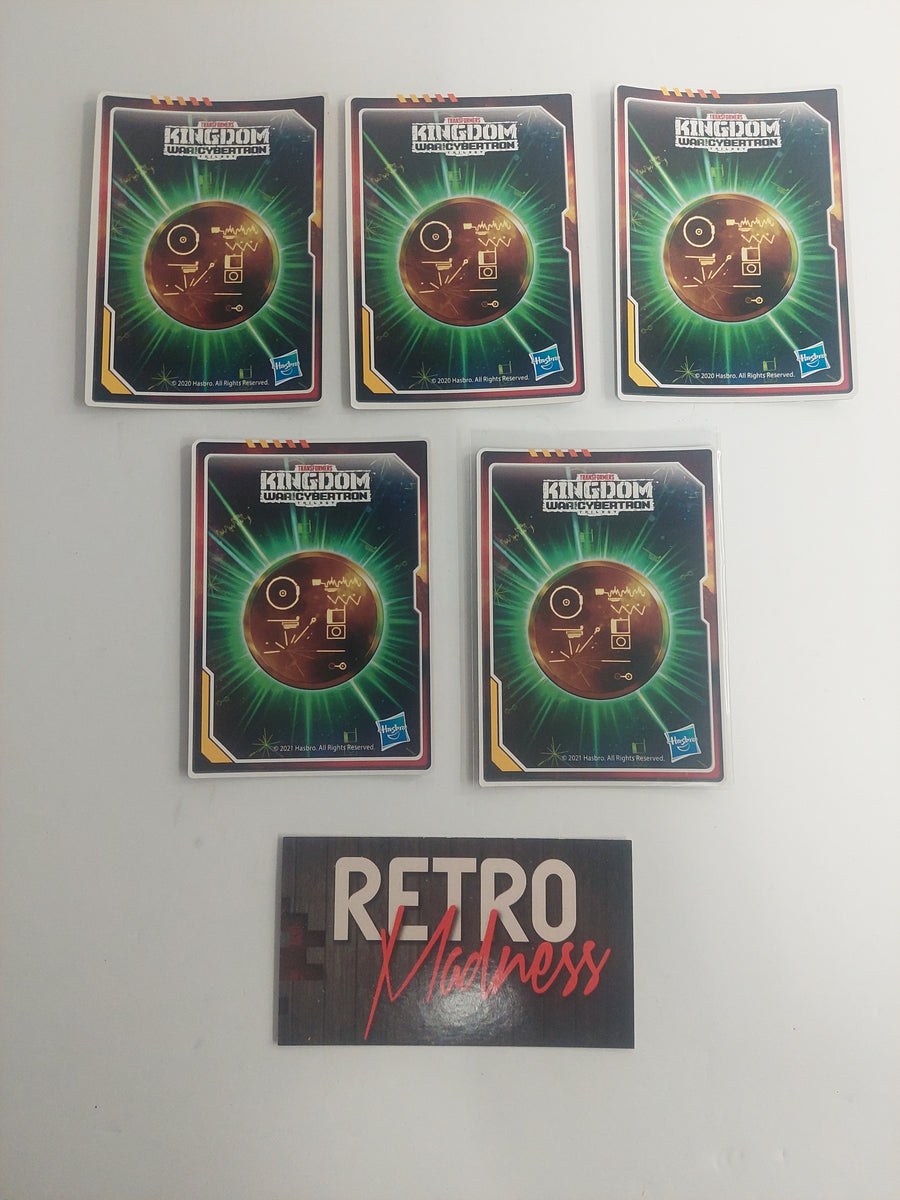 Transformers Kingdom War For Cybertron Trilogy Golden Disk Card Lot ...