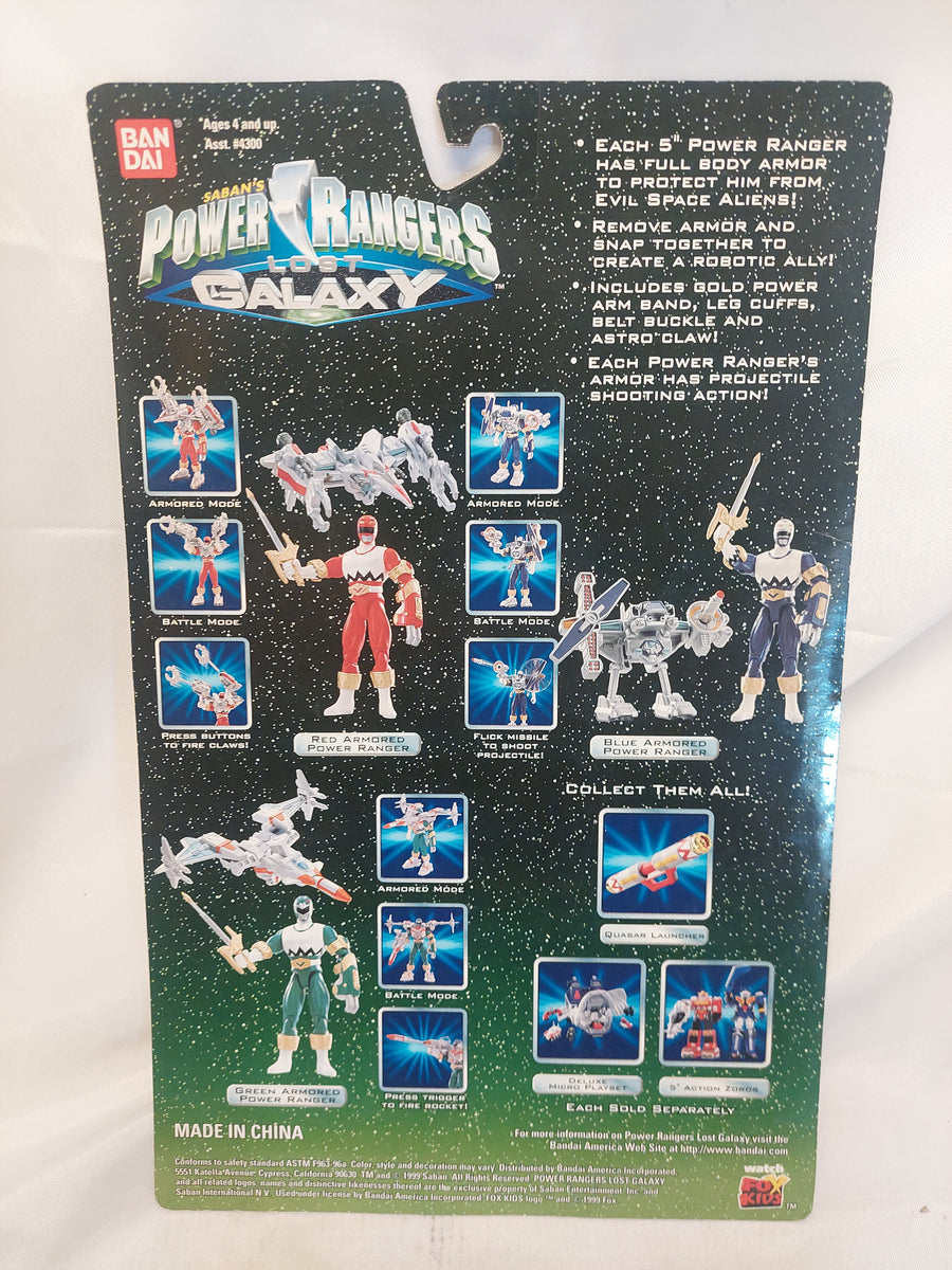 Vintage Saban's Power Rangers Lost Galaxy Card Back ONLY – Retro Madness