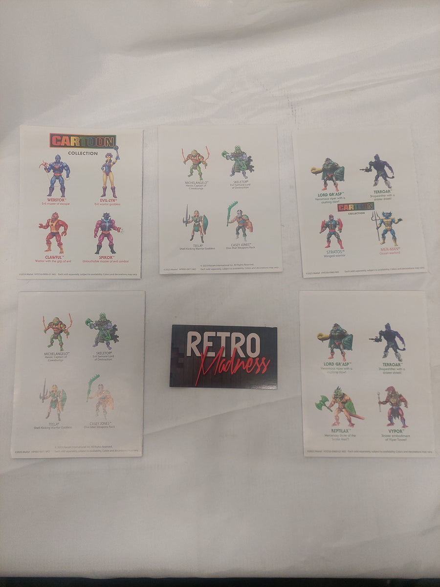 Masters of the Universe Mini Comic Books Lot – Retro Madness