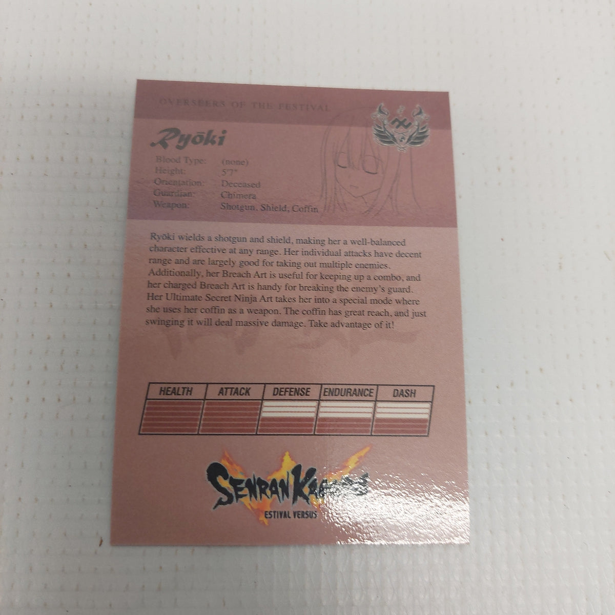 Senran Kagura Estival Versus Ryoki Card – Retro Madness