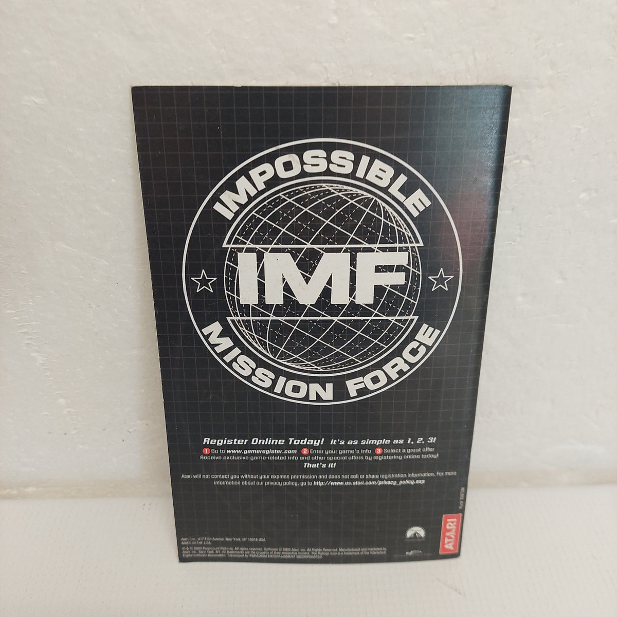 Mission Impossible Operation Suma Instruction Manual ONLY – Retro Madness